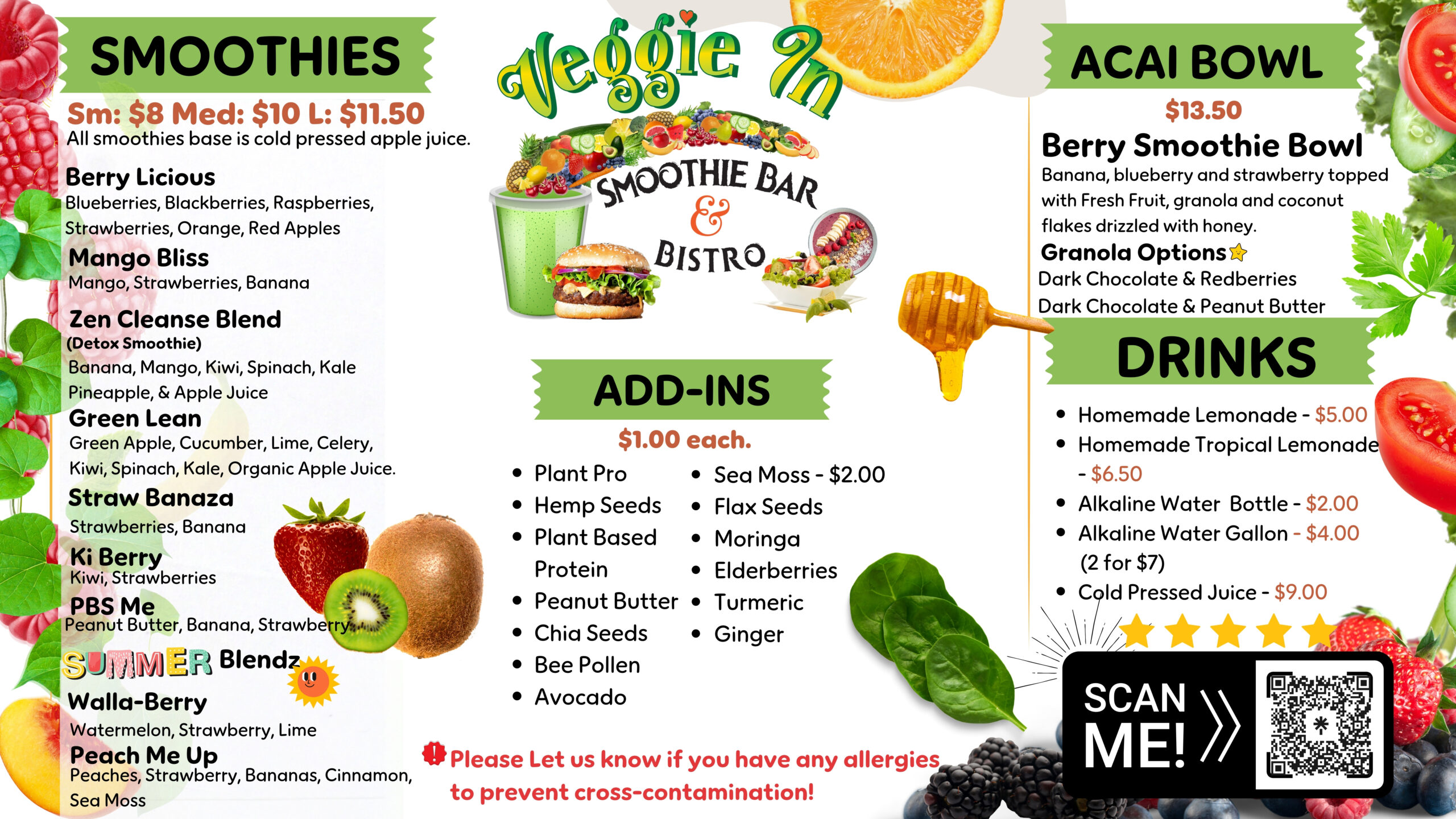 Veggie In Smoothie Bar & Bistro